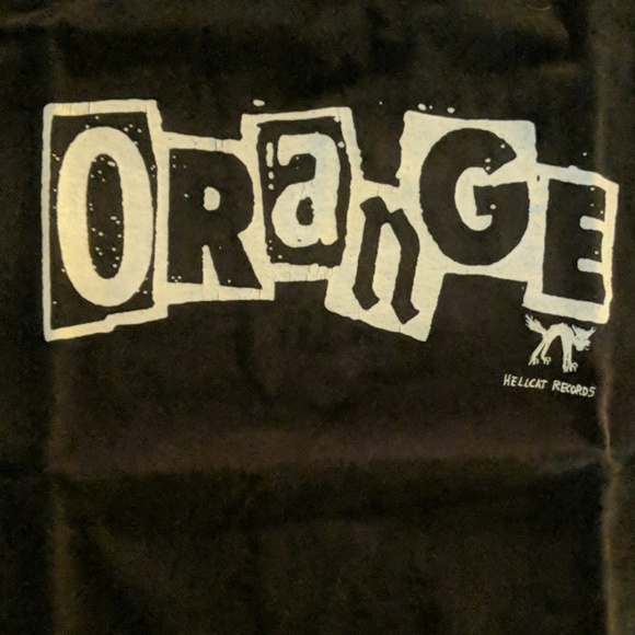 Shirts | Orange Punk Rock Band Tshirt | Poshmark